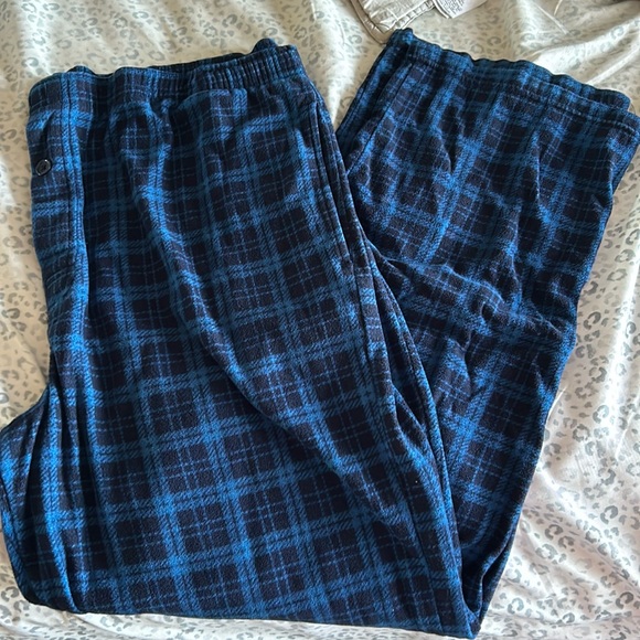 Faded Glory | Pants | Faded Glory Blue Plaid Flannel Pajama Pants Large ...